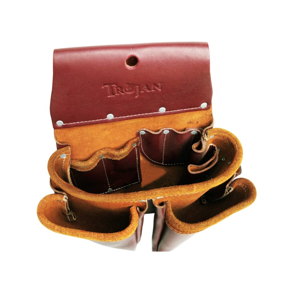 Work Pouch | 3 Pouch Leather working pouch - Trojan Tool Belts