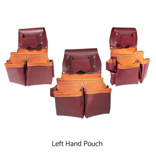 Work Belt Pouch | 3 Pocket Working Belt Pouch - Trojan Tool Belts