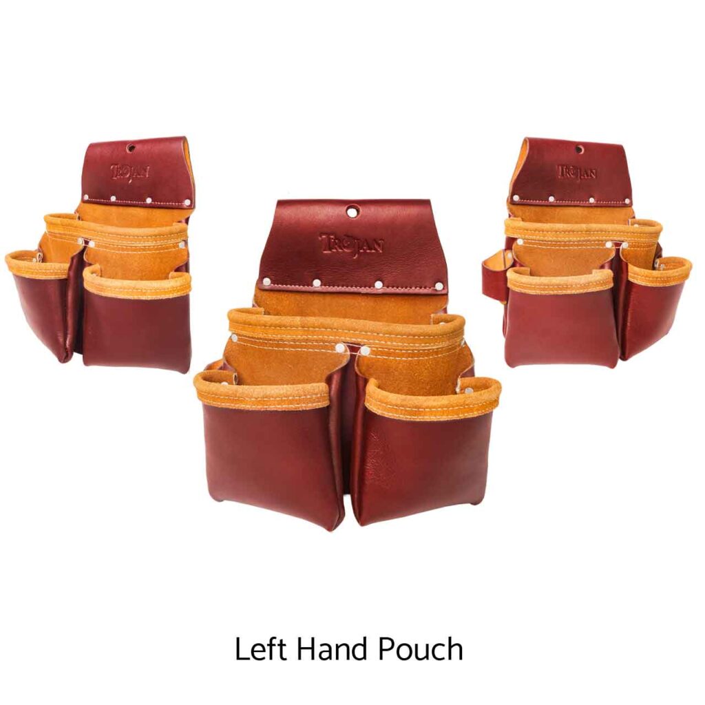 Work Pouch | 3 Pouch Leather working pouch - Trojan Tool Belts